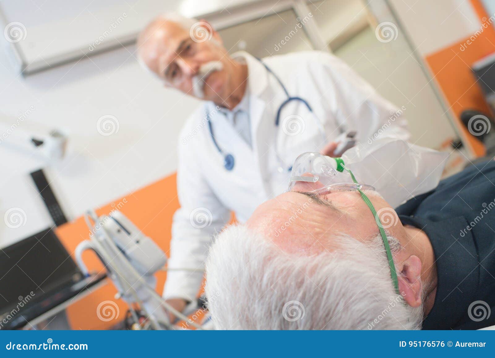 Patient in recovery room stock photo. Image of doctor - 95176576