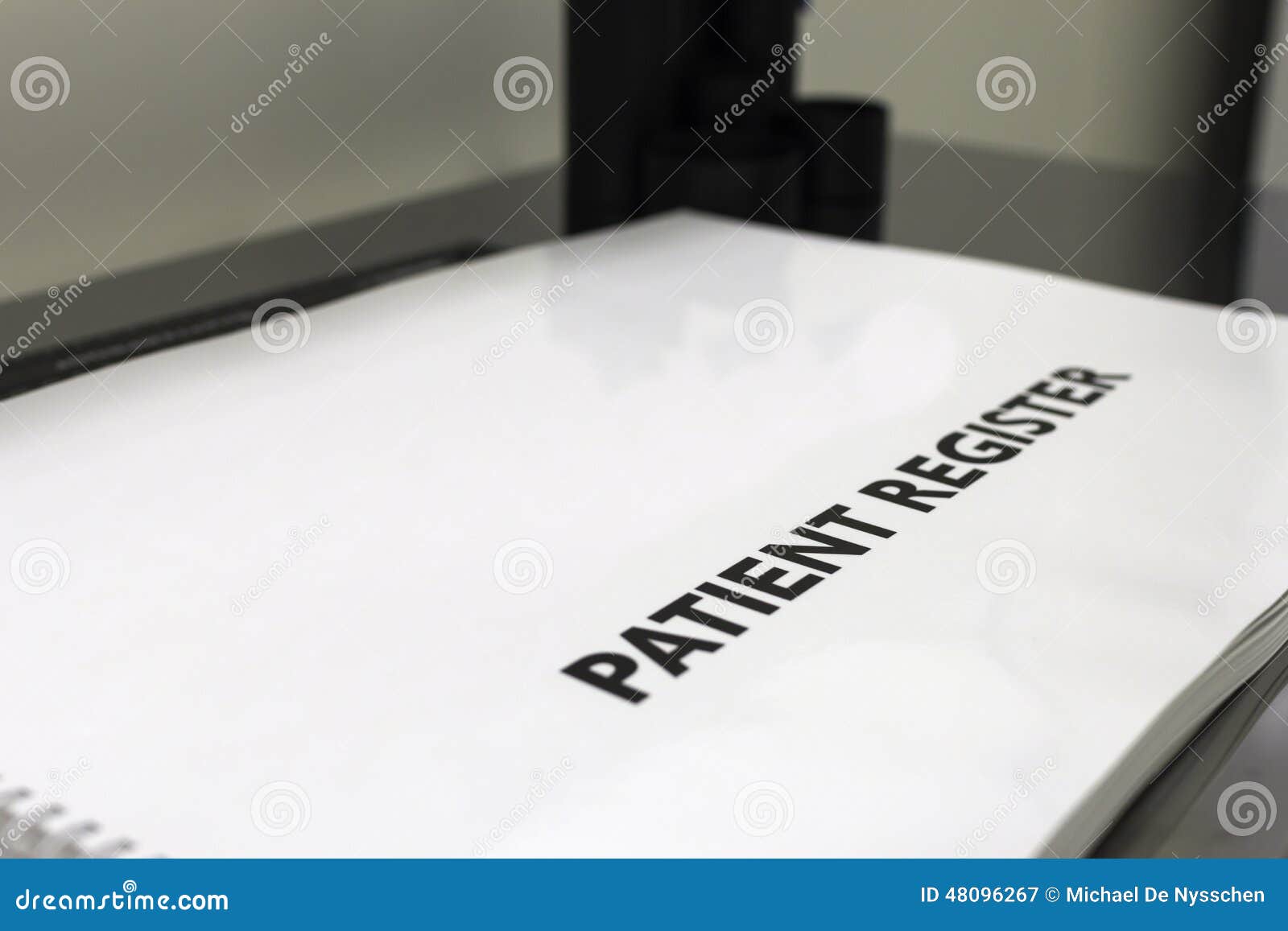 Patient register stock image. Image of file, clinic, registration ...
