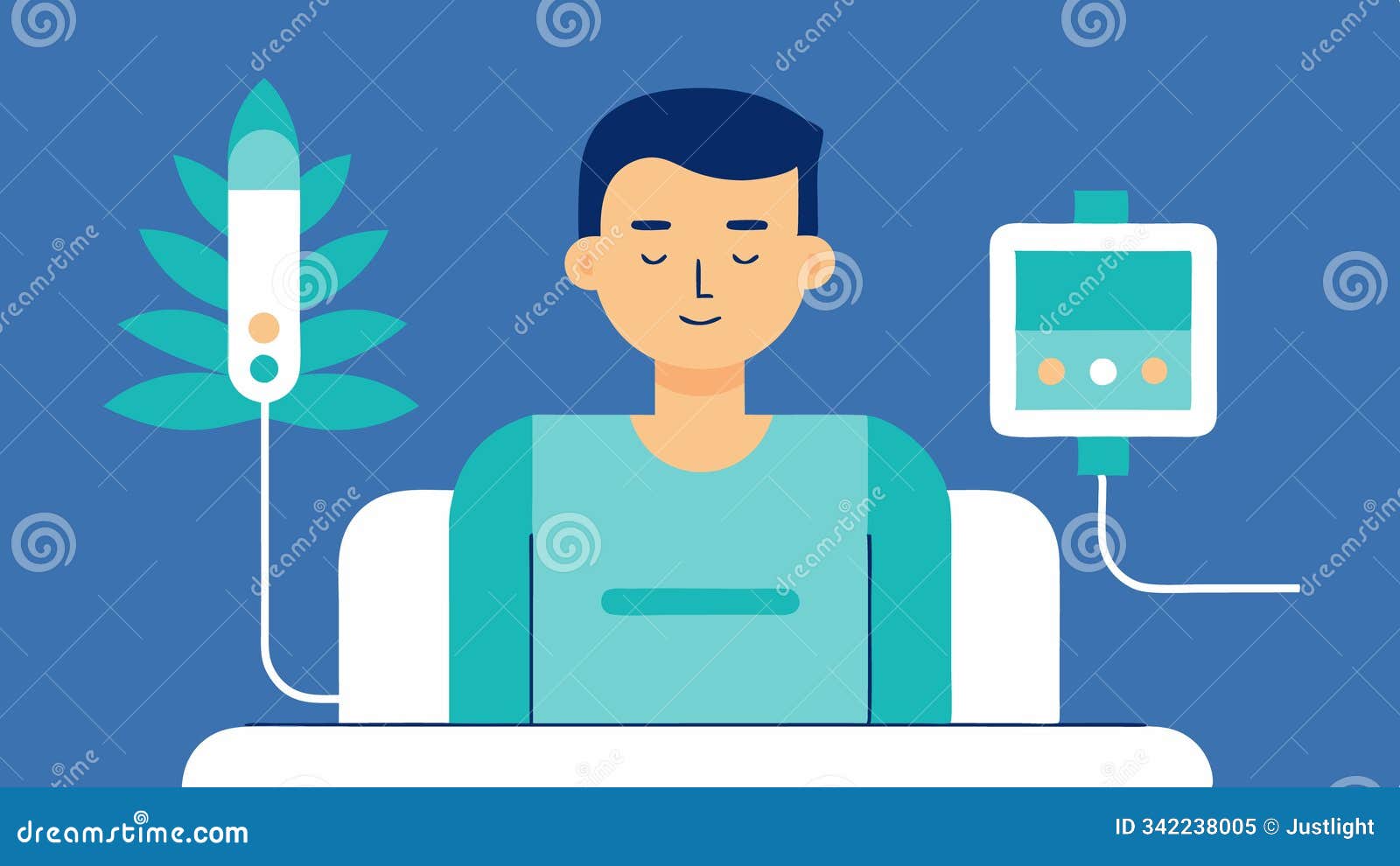 Patient Relaxation Techniques an Illustration of the Patient Practicing ...