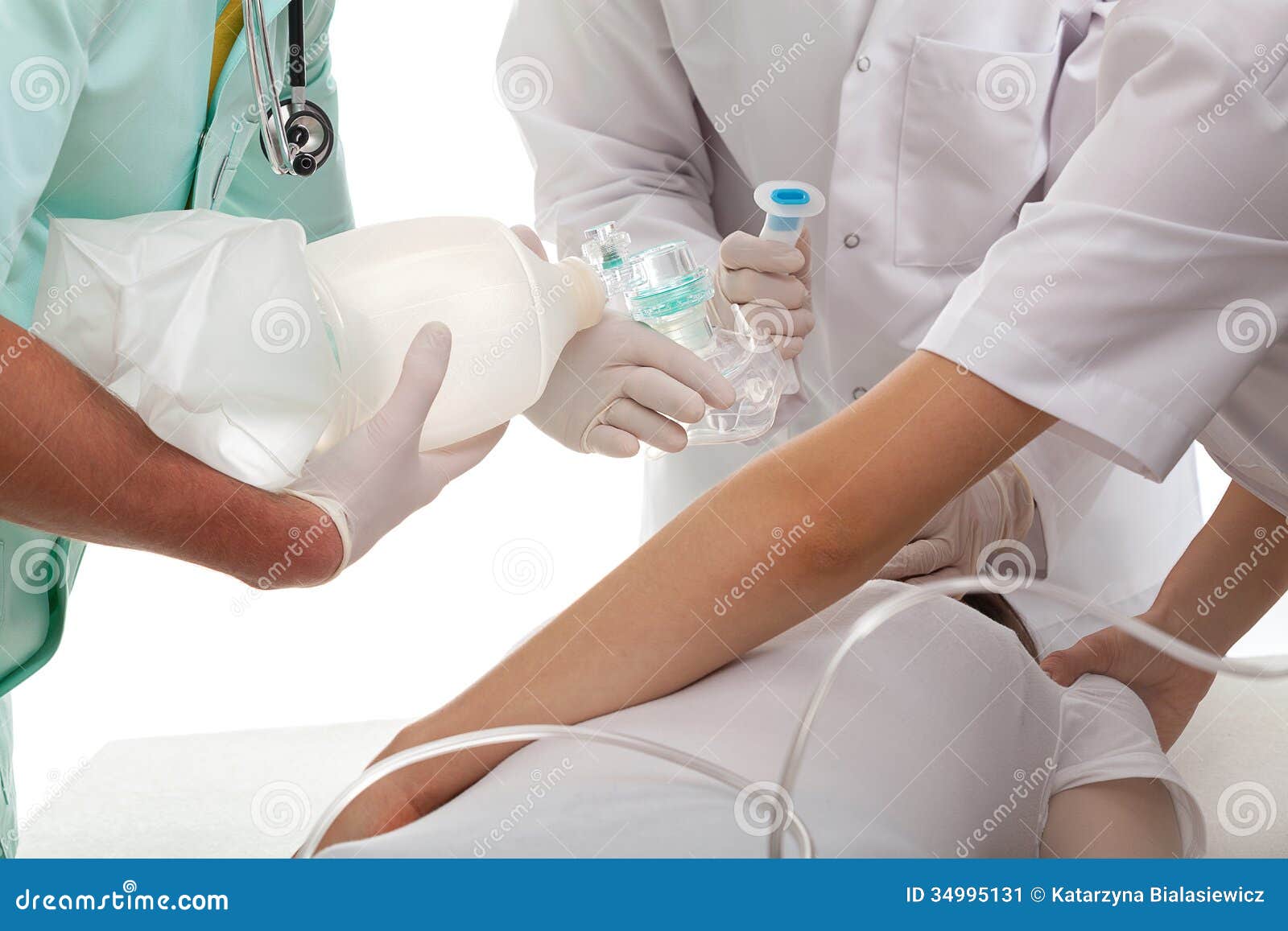 Patient resuscitation stock image. Image of asthma, healthcare - 34995131