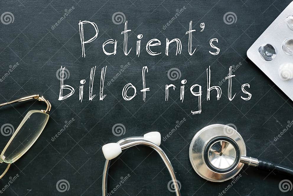 Patient`s Bill of Rights is Shown on the Conceptual Photo Using the ...