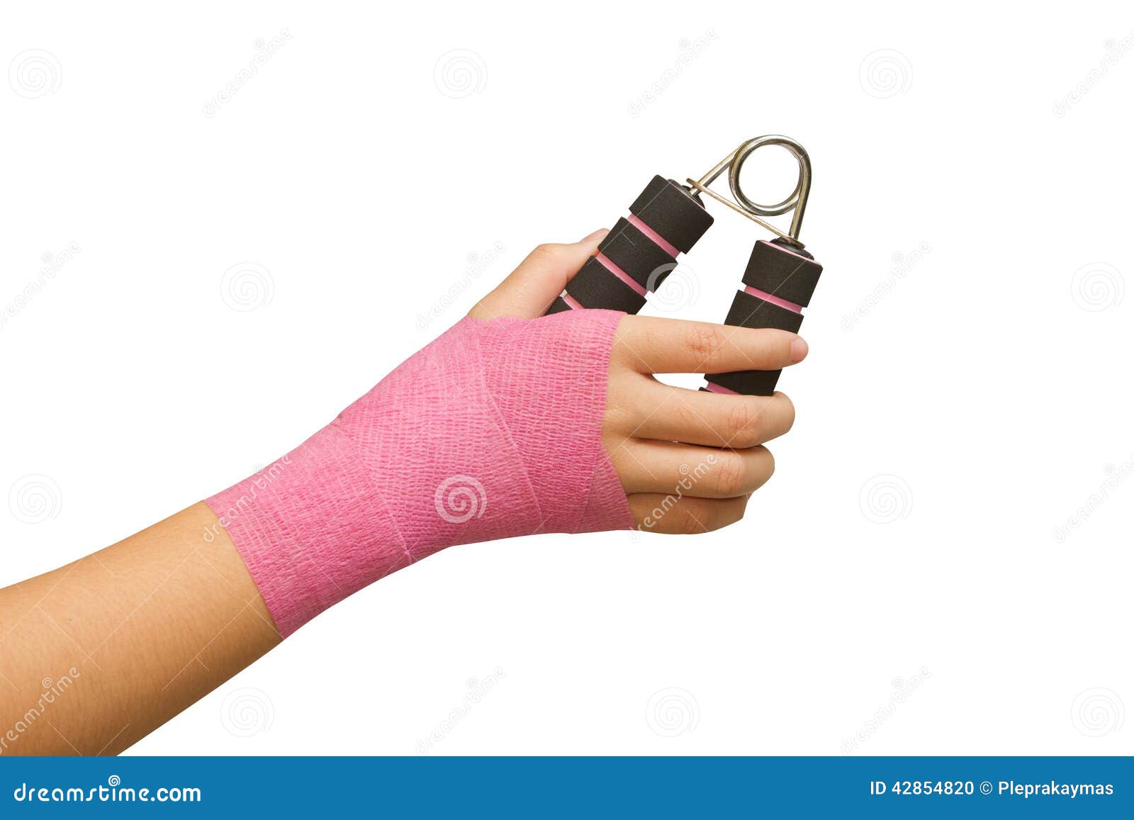 Patient S Hand with Hand Grip Exercise Stock Photo - Image of movement ...