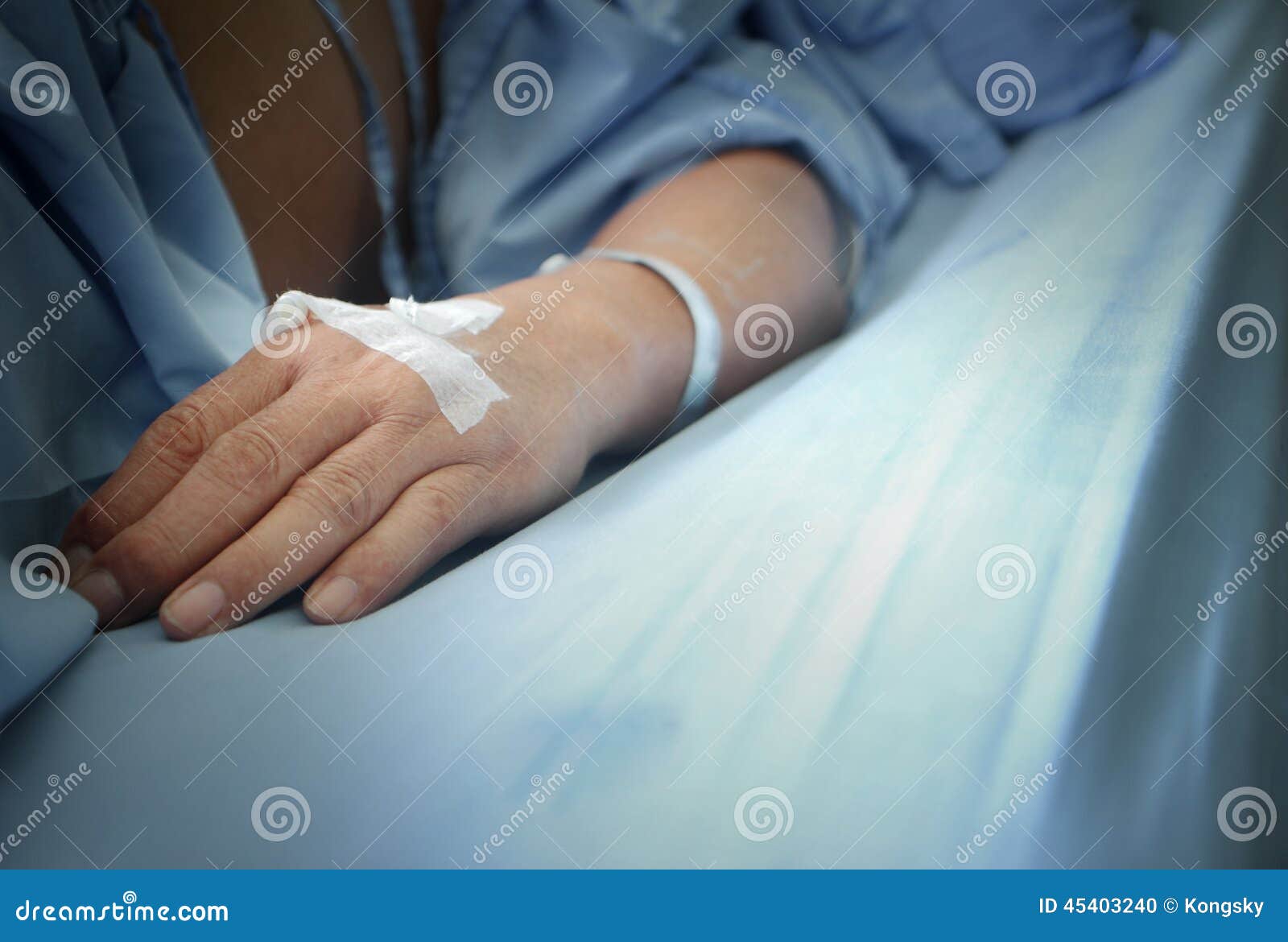 Patient S Hand with Iv Solution Set. Stock Photo - Image of clinic ...