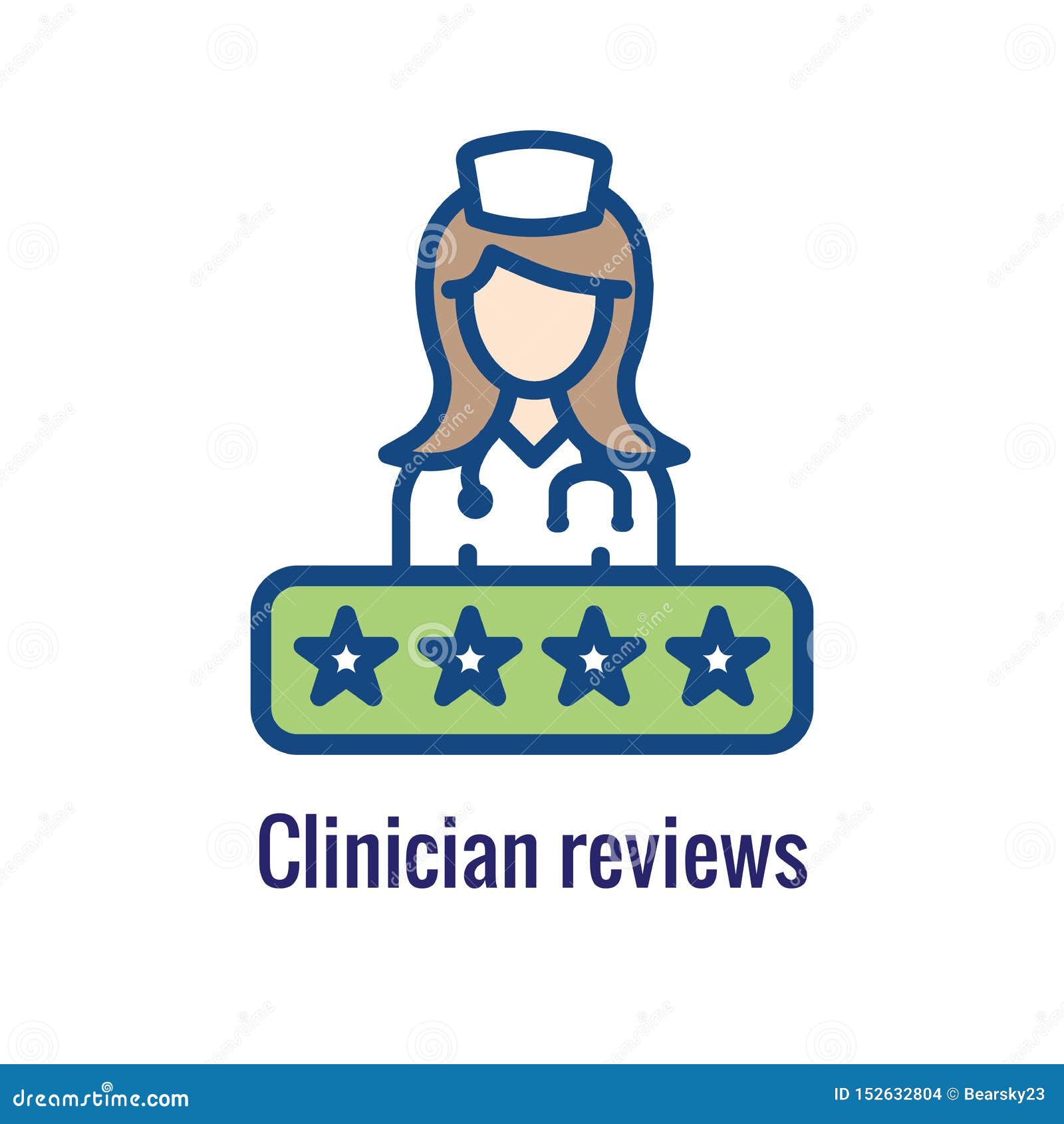 Patient Satisfaction Icon with Patient Experience Imagery - and Rating ...