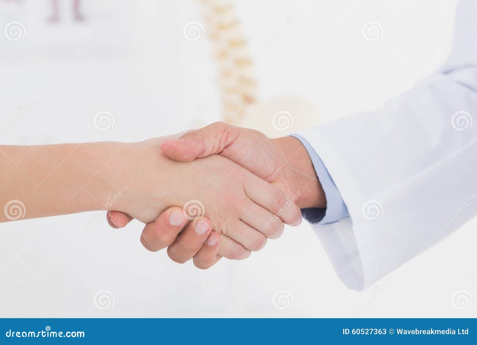 Patient Shaking Hands with Doctor Stock Image - Image of hand, hospital ...