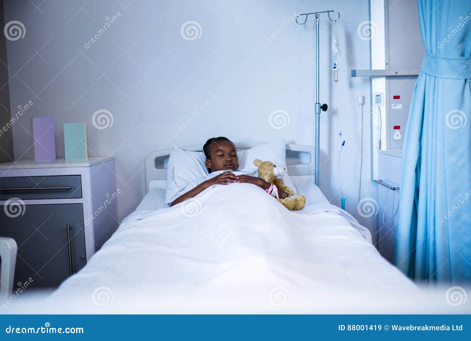 Sleeping Boy With Teddy Bear Toy Stock Photography | CartoonDealer.com ...