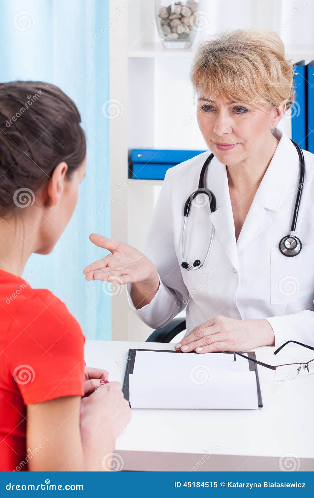 Patient Talking with Doctor Stock Image - Image of occupation, consult ...