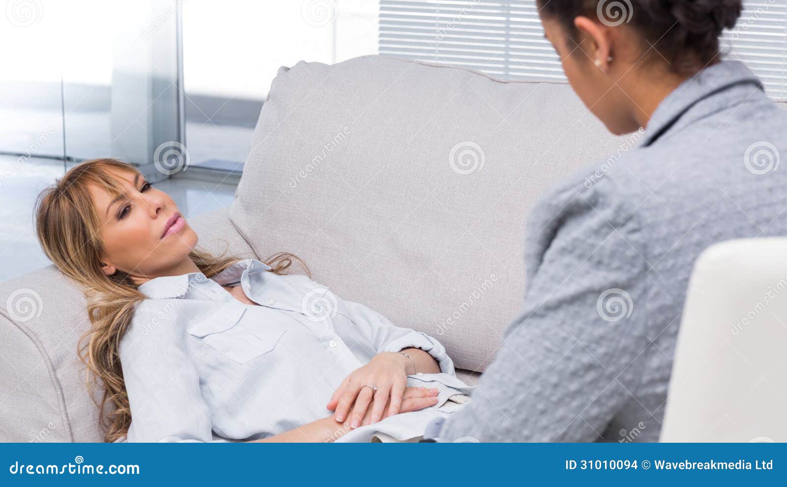 Patient Telling Her Problems Stock Photo - Image of counseling ...