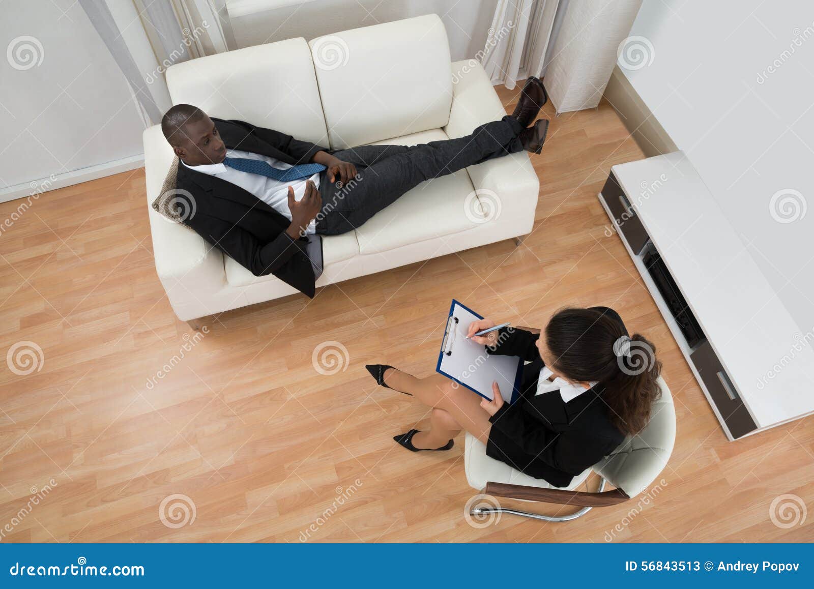 Patient Telling Problem To Psychiatrist Stock Image - Image of female ...