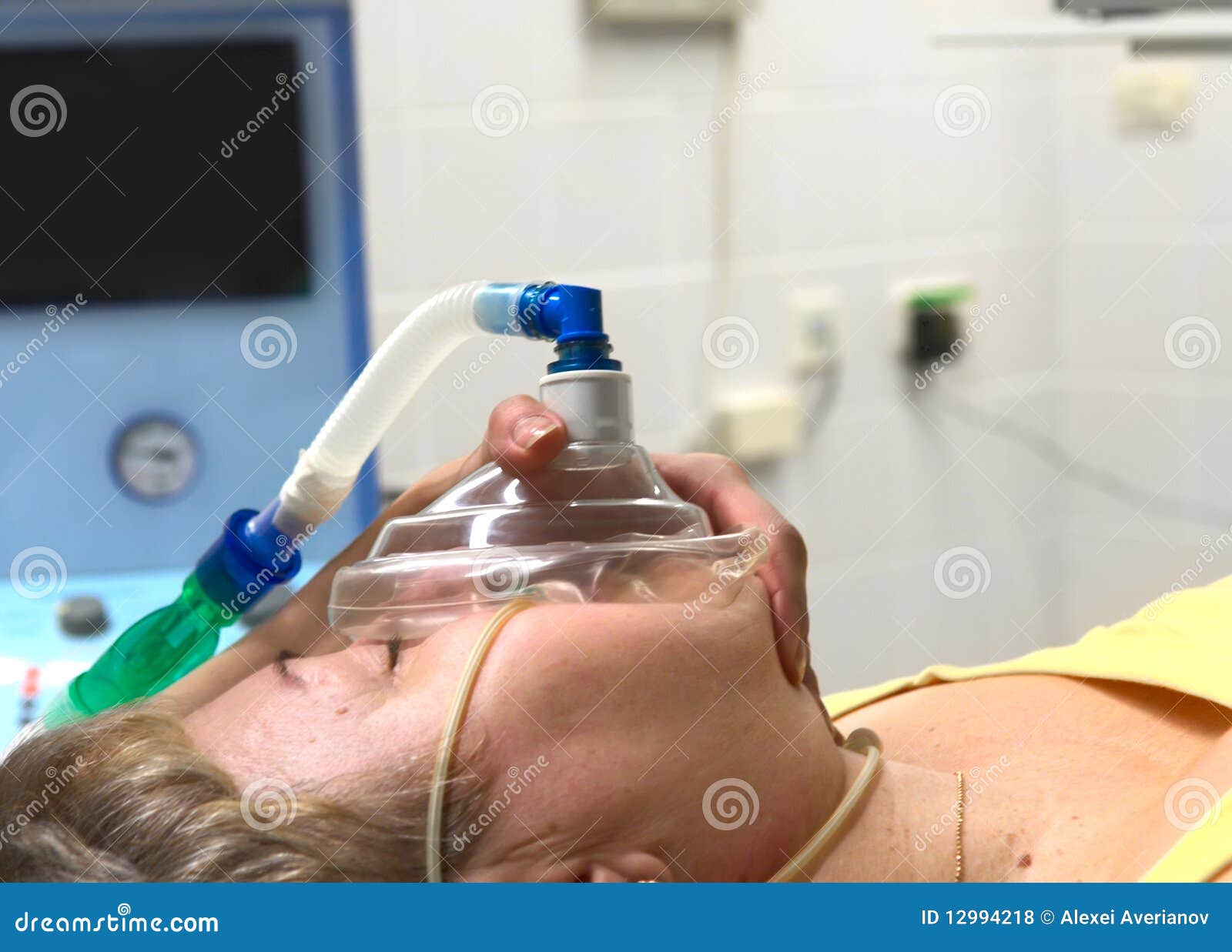 Patient under narcosis stock photo. Image of operating - 12994218