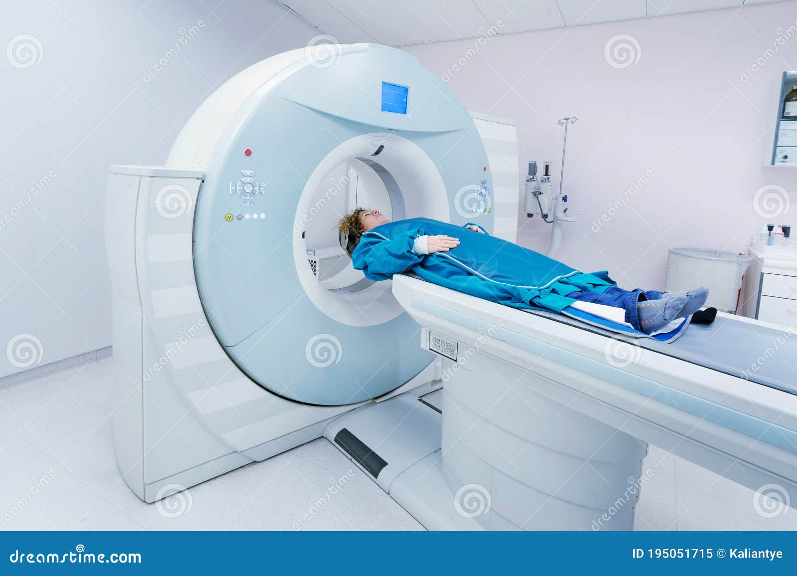 Patient Undergoing CT - Computerized Tomography Scan Device Stock Image ...