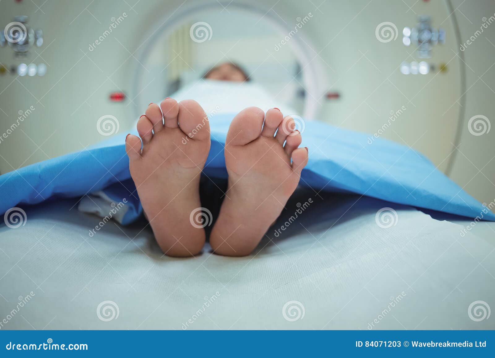 Patient Undergoing CT Scan Test Stock Image - Image of laboratory ...