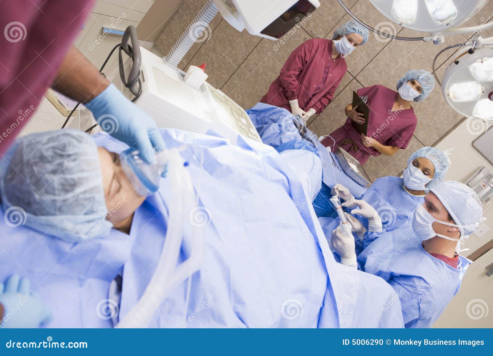 Patient Undergoing Egg Retrieval Procedure Stock Photo - Image of ...