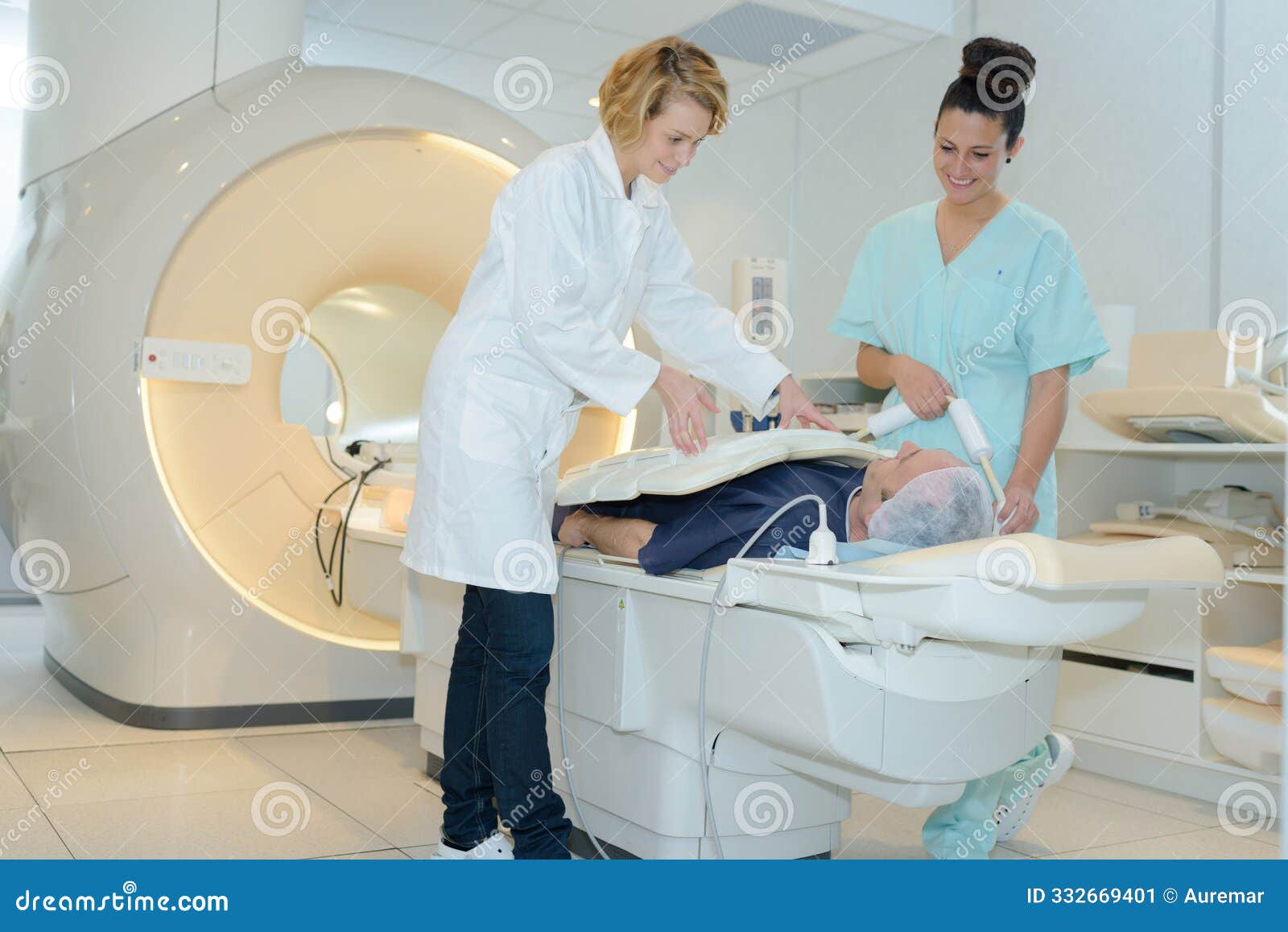 Patient Undergoing Mri Scan at Hospital Stock Image - Image of ...