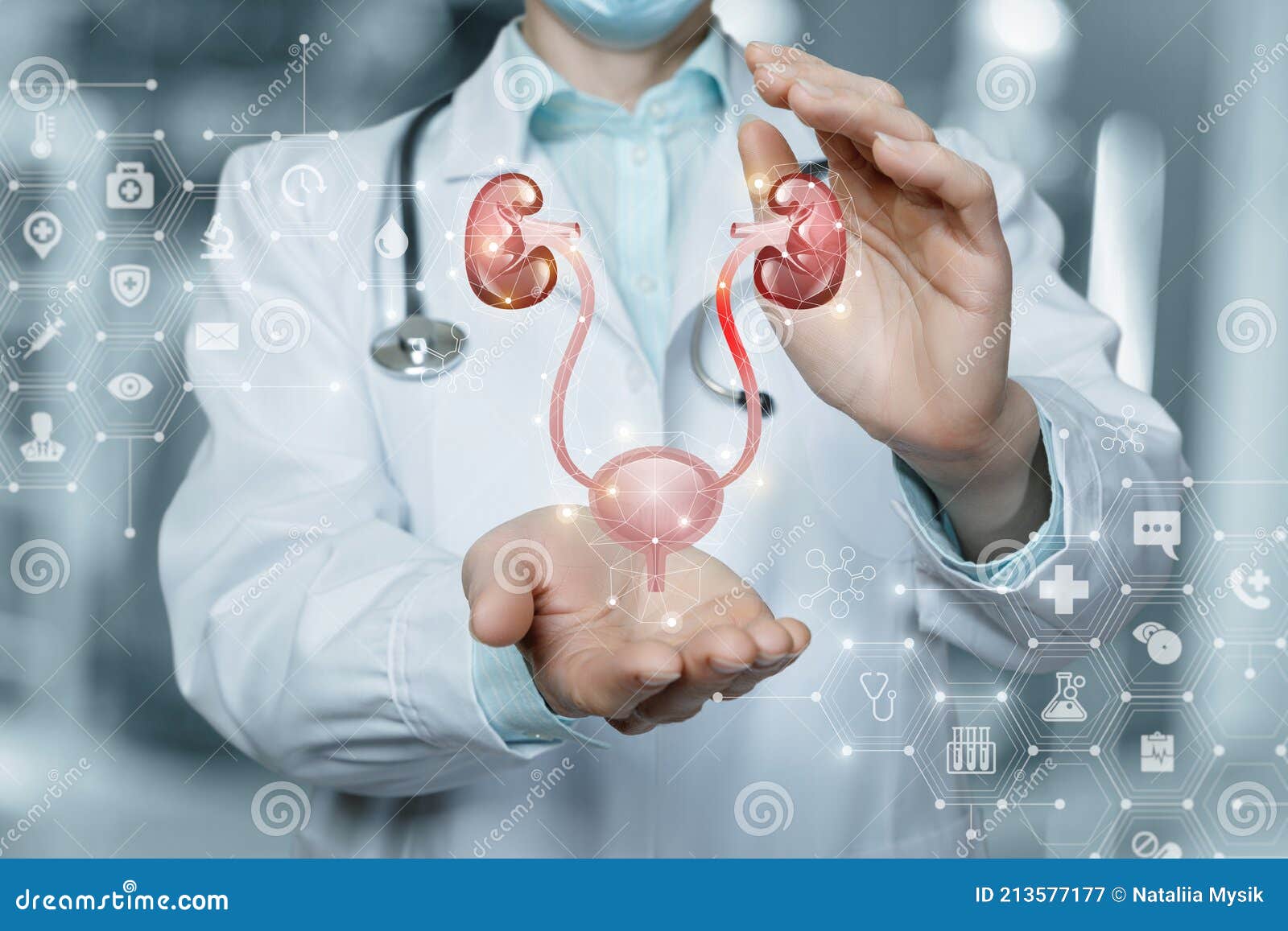 Patient Urinary System Treatment Concept Stock Image - Image of doctor ...