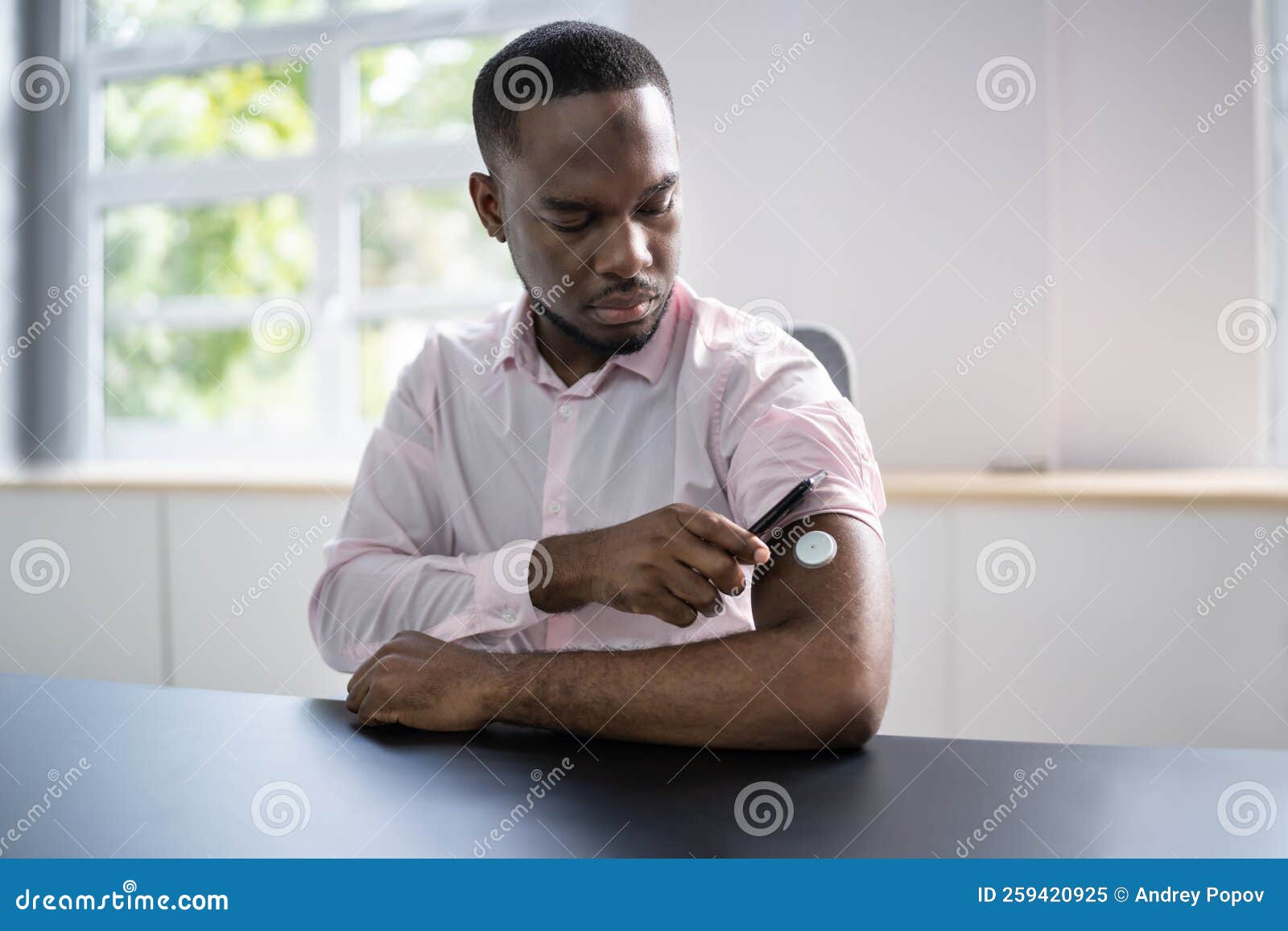Patient Using Remote Continuous Glucose Blood Sugar Stock Image - Image ... Patient Using Remote Continuous Glucose Blood Sugar Stock Image - Image ...
