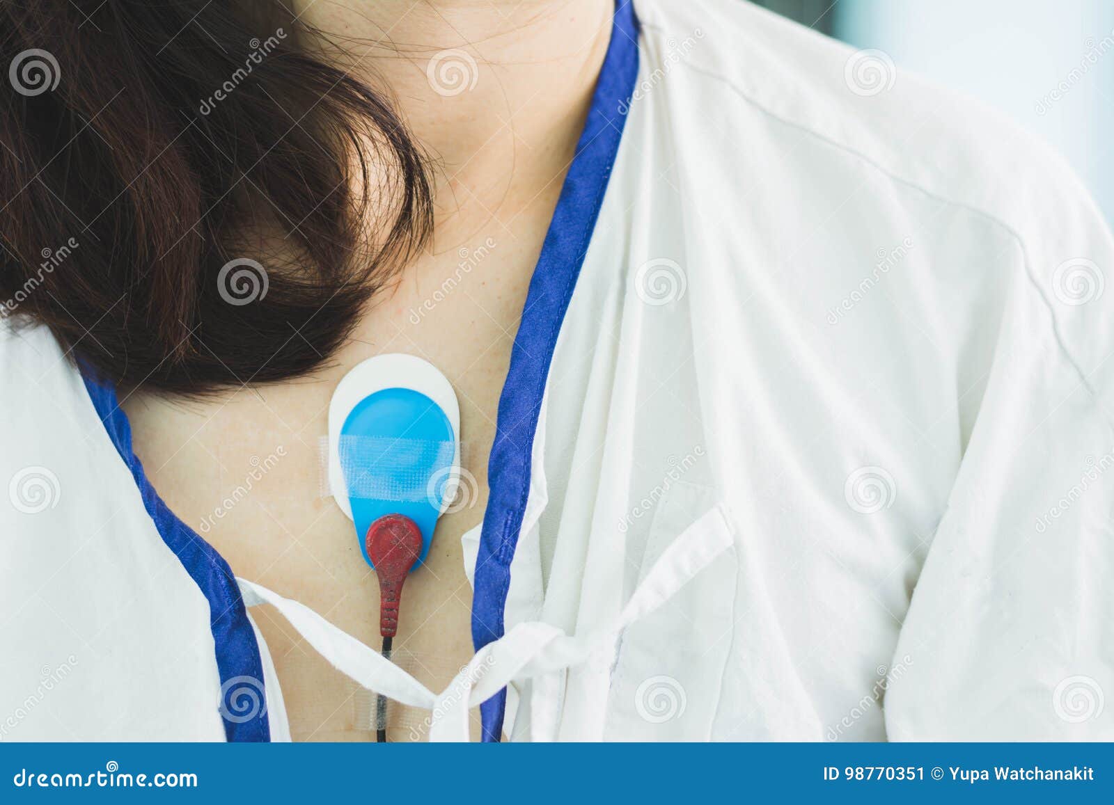 Patient Wearing Holter Monitor Device for Monitoring of an Elect Stock ... Patient Wearing Holter Monitor Device for Monitoring of an Elect Stock ...