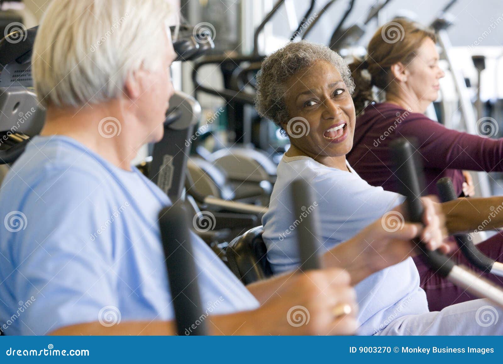 Patients Working Out in Gym Stock Photo - Image of adult, colour: 9003270
