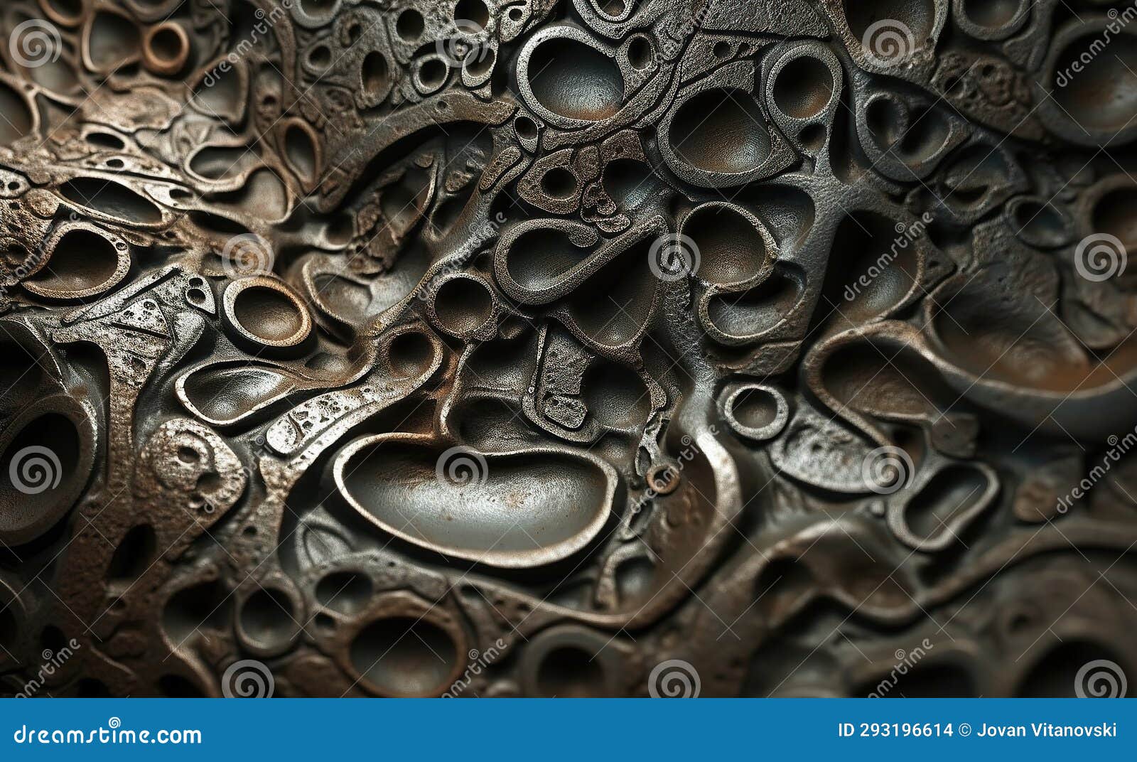 Patinated Organic Steel Texture Stock Illustration - Illustration of ...