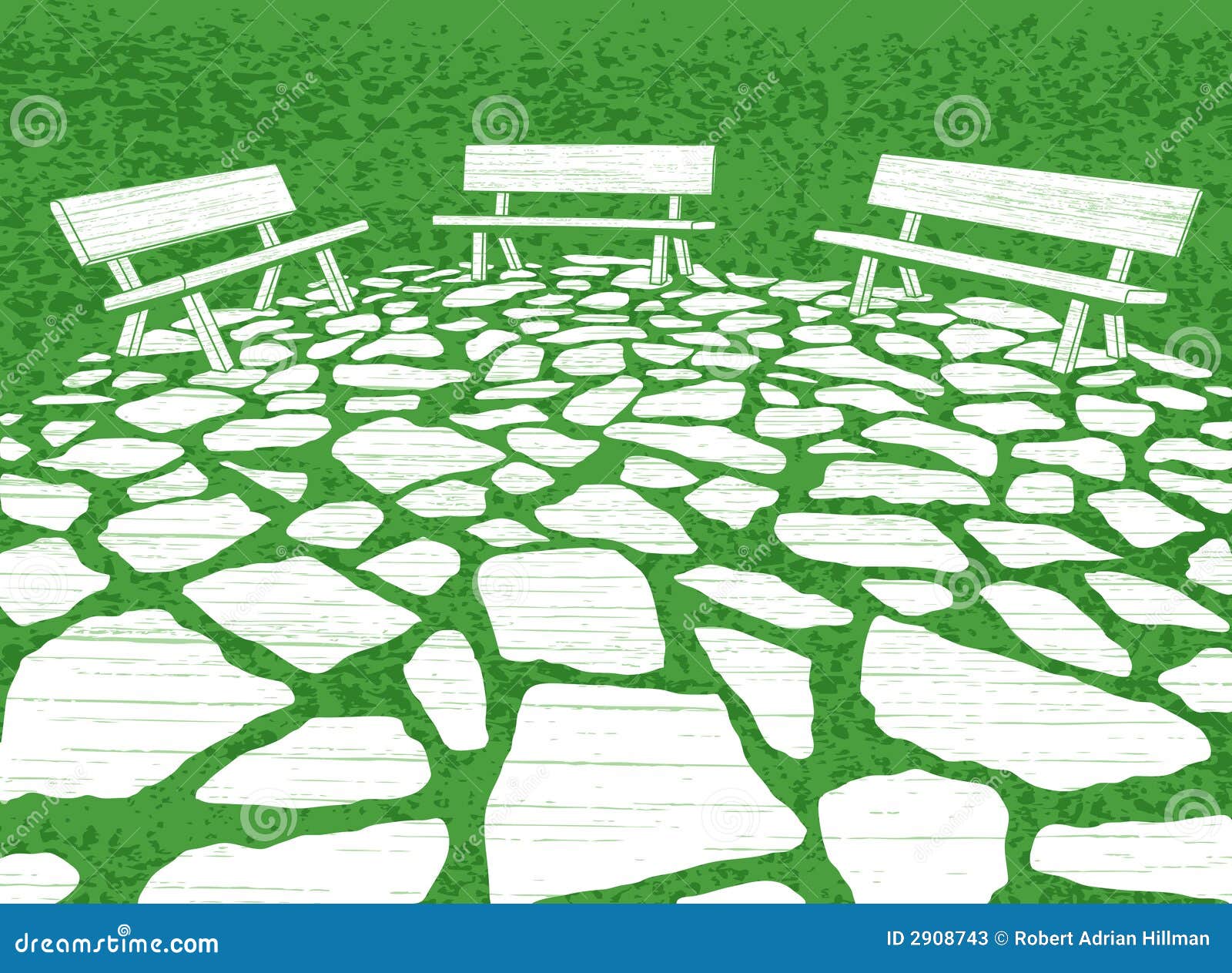 Patio stock vector. Illustration of bench, crazy, grunge - 2908743