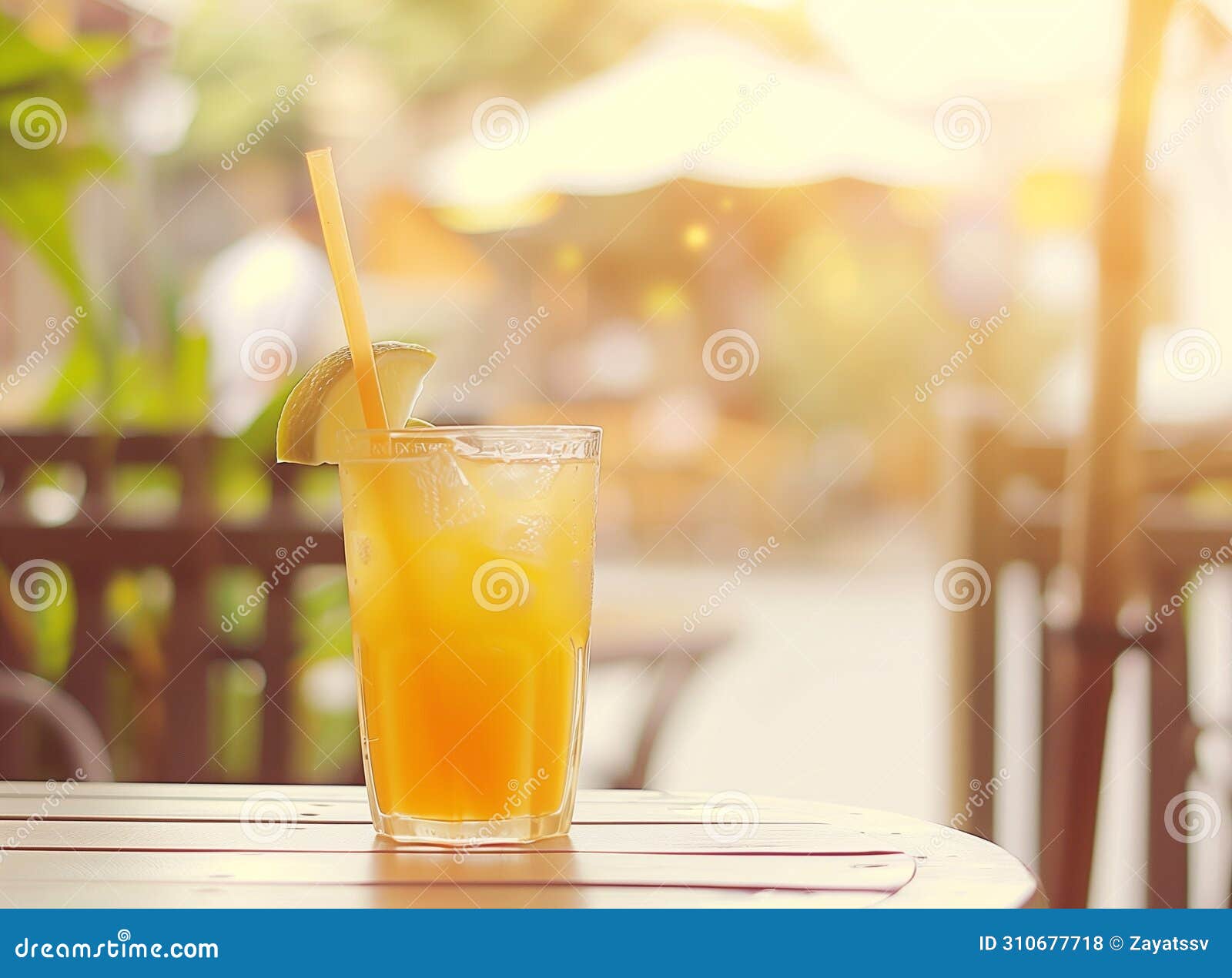 Patio Drink on the Summer Background Stock Photo - Image of healthy ...