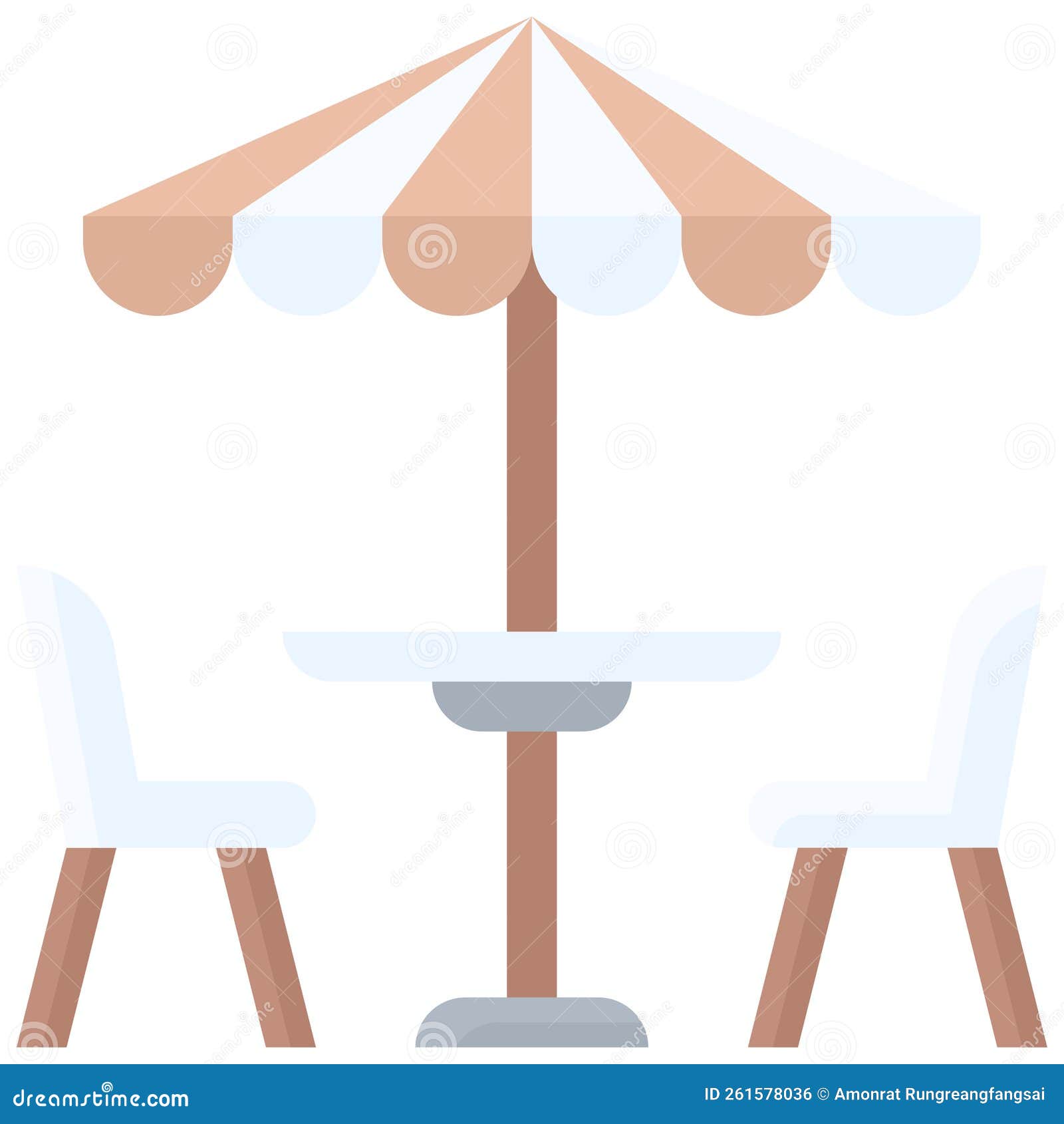 Patio Table Icon, Coffee Shop Related Vector Stock Vector ...