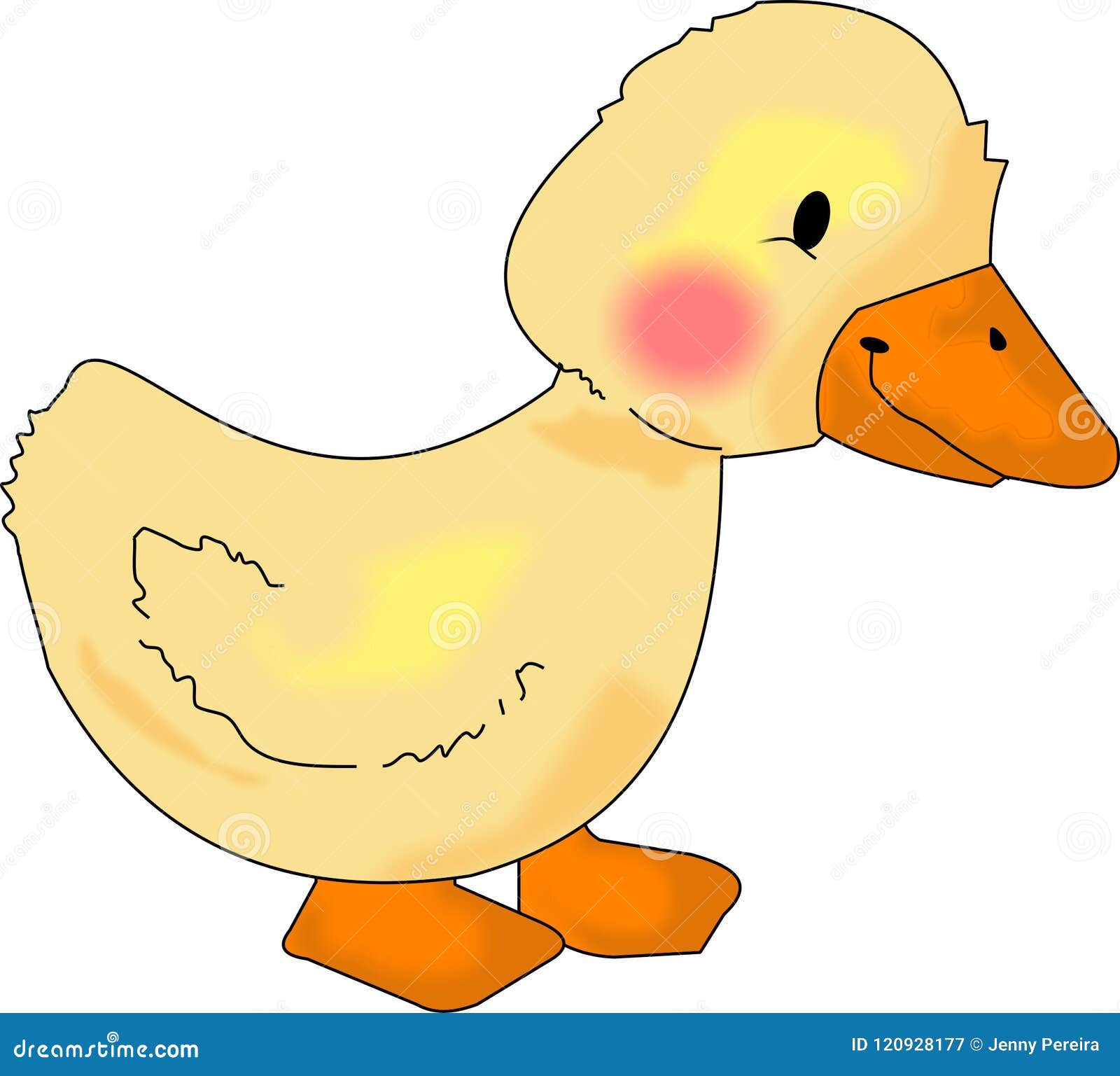 Patito Feo Hermoso, Buscando a Su Mamá Ilustración del Vector ...