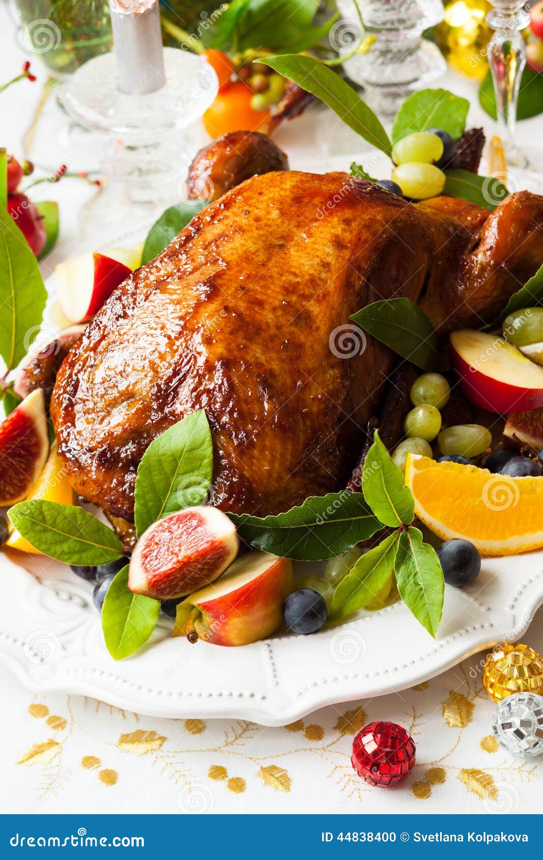 Pato asado foto de archivo. Imagen de esmaltado, delicioso - 44838400