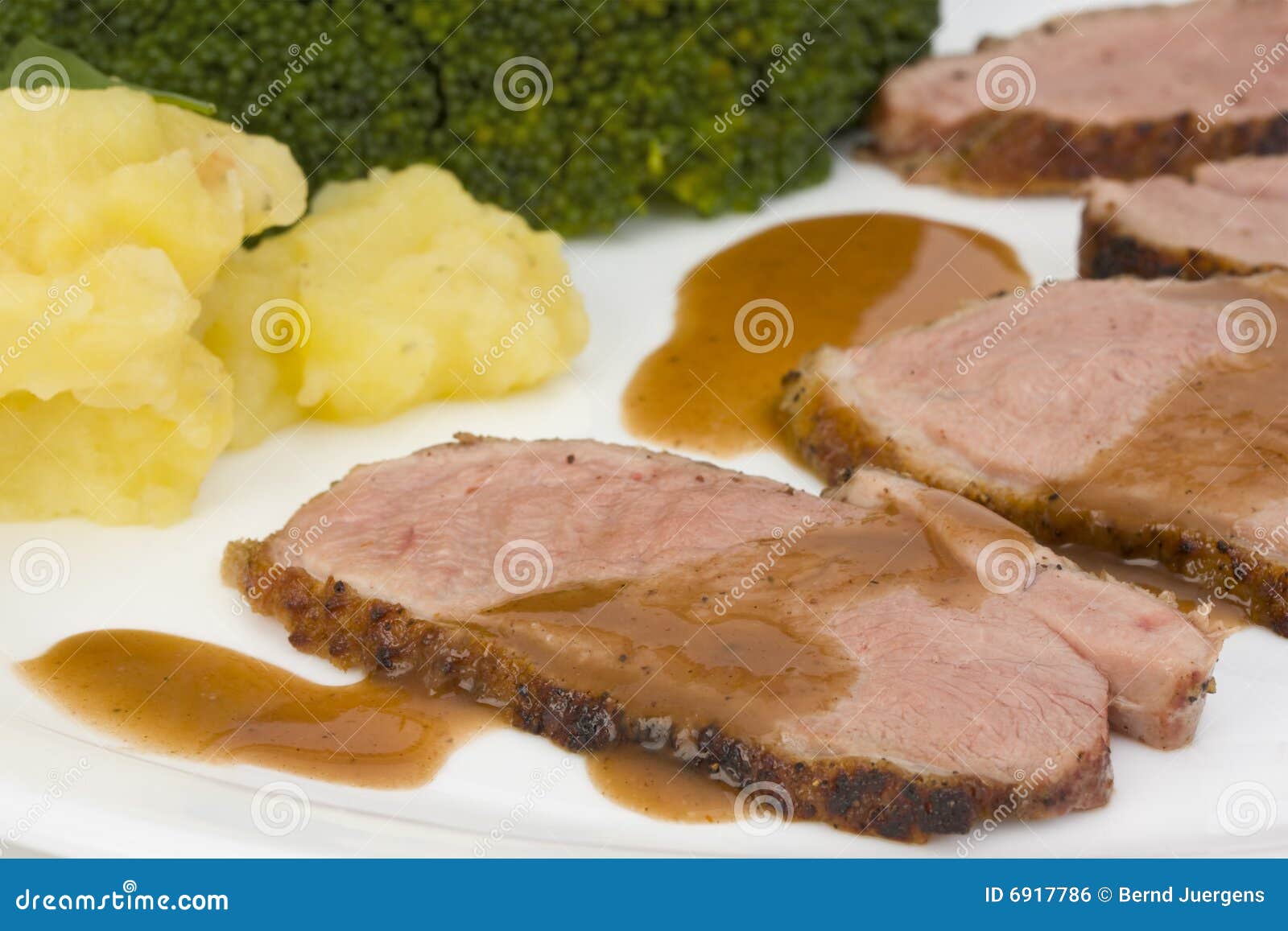 Pato asado foto de archivo. Imagen de pato, filete, almuerzo - 6917786