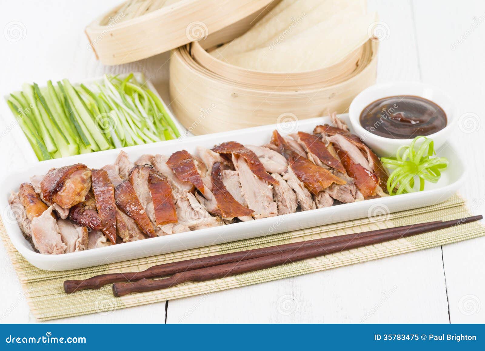 Pato de Peking imagem de stock. Imagem de fritado, alimento - 35783475