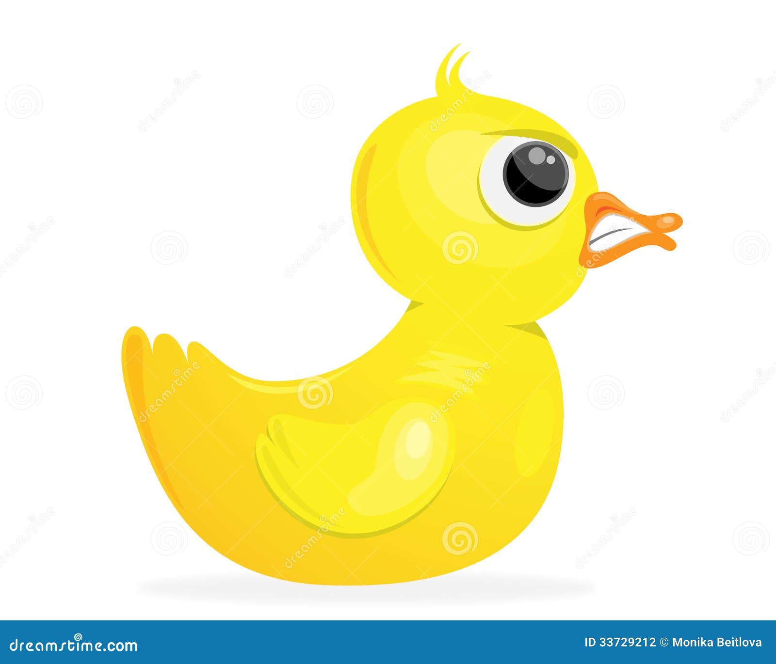 Pato enojado ilustración del vector. Ilustración de tarjeta - 33729212