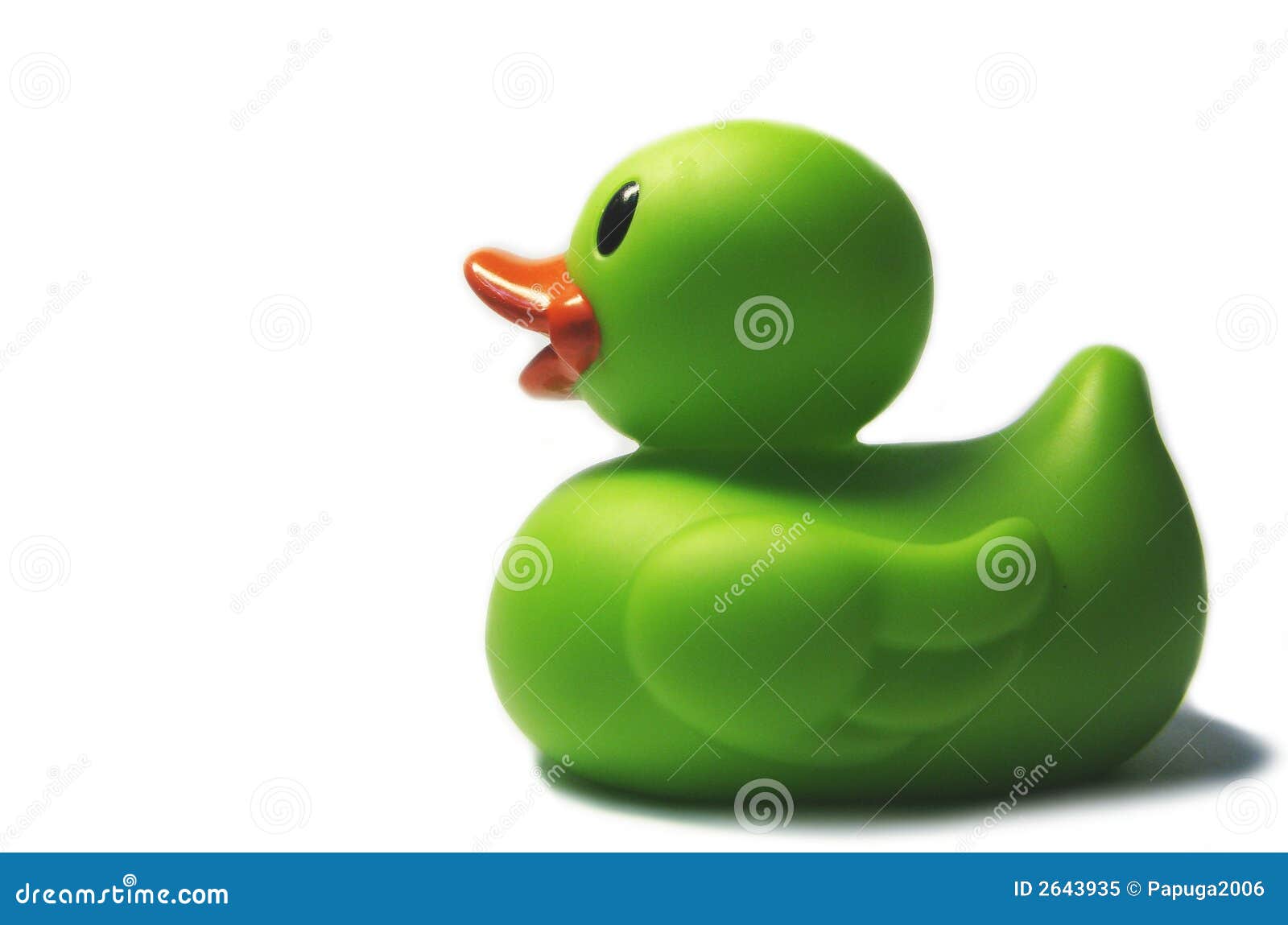 Pato verde imagen de archivo. Imagen de caucho, infantil - 2643935