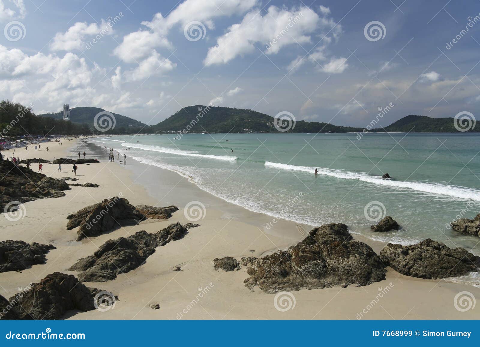 Patong Beach Phuket Island Thailand Stock Image - Image of summer ...