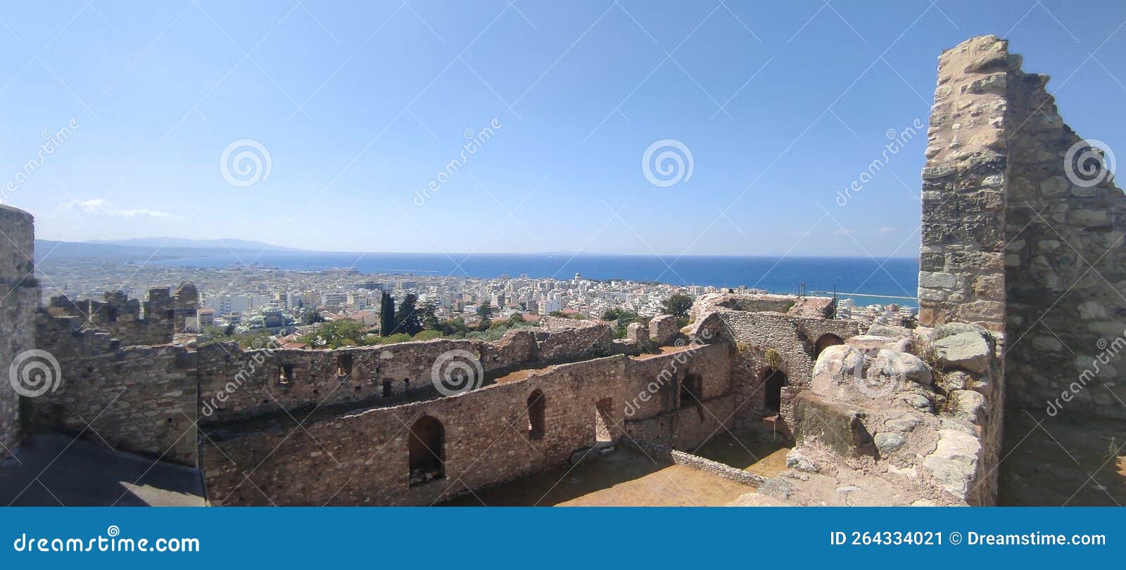 Patras castle, Greece stock image. Image of greece, building - 264334021