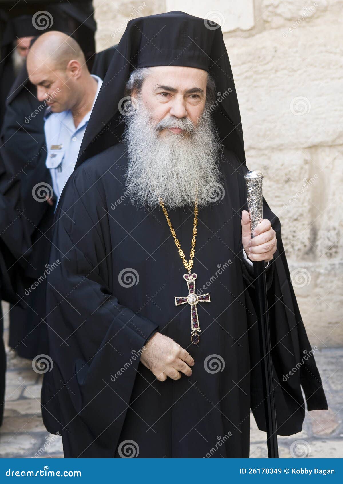 Patriarca Ortodoxo Grego De Jerusalem Imagem de Stock Editorial ...