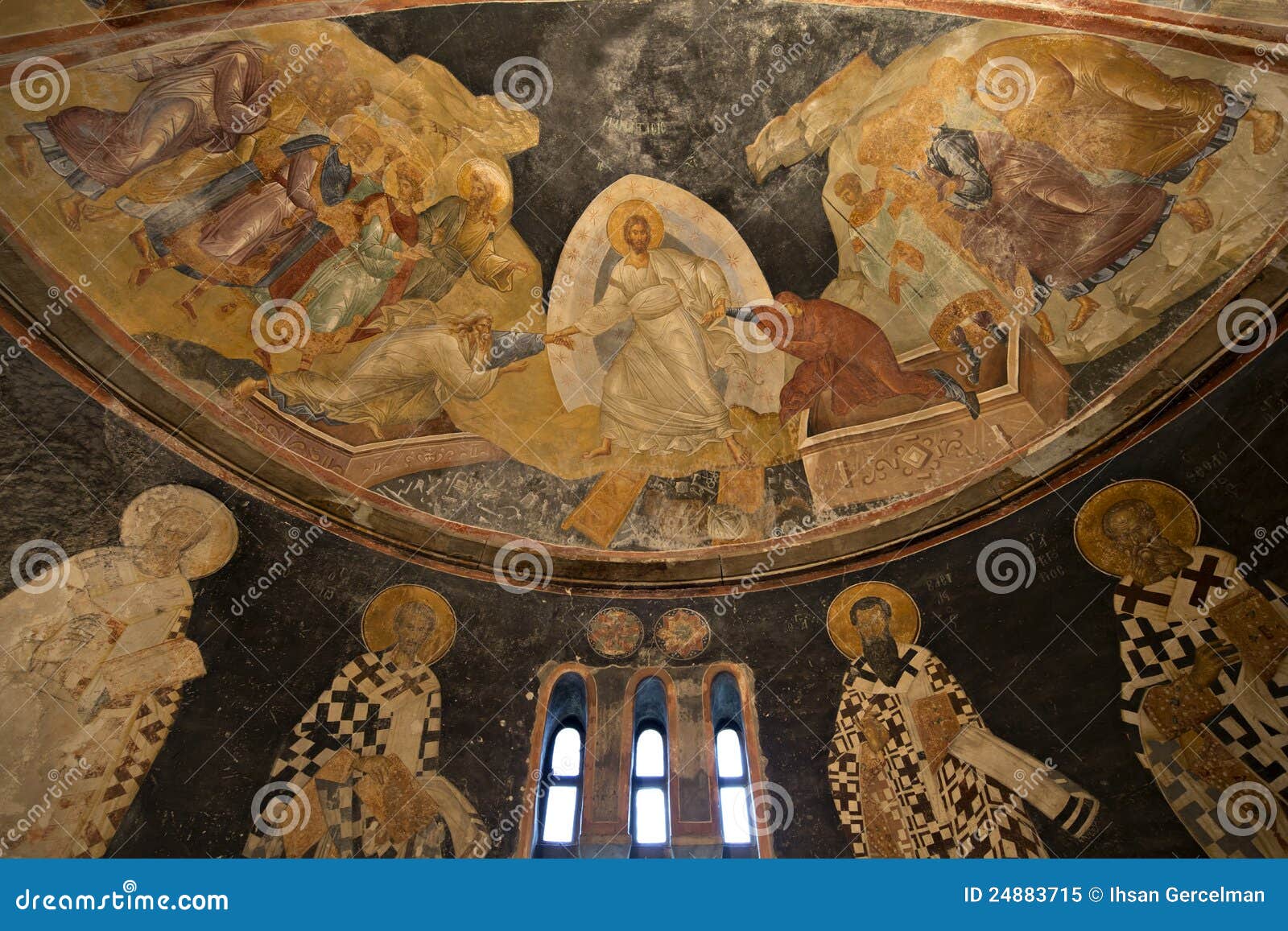 The Patriarchs and Bishops of the Apse Wall Stock Image - Image of ...