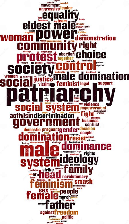 Patriarchy word cloud stock vector. Illustration of rights - 280143255