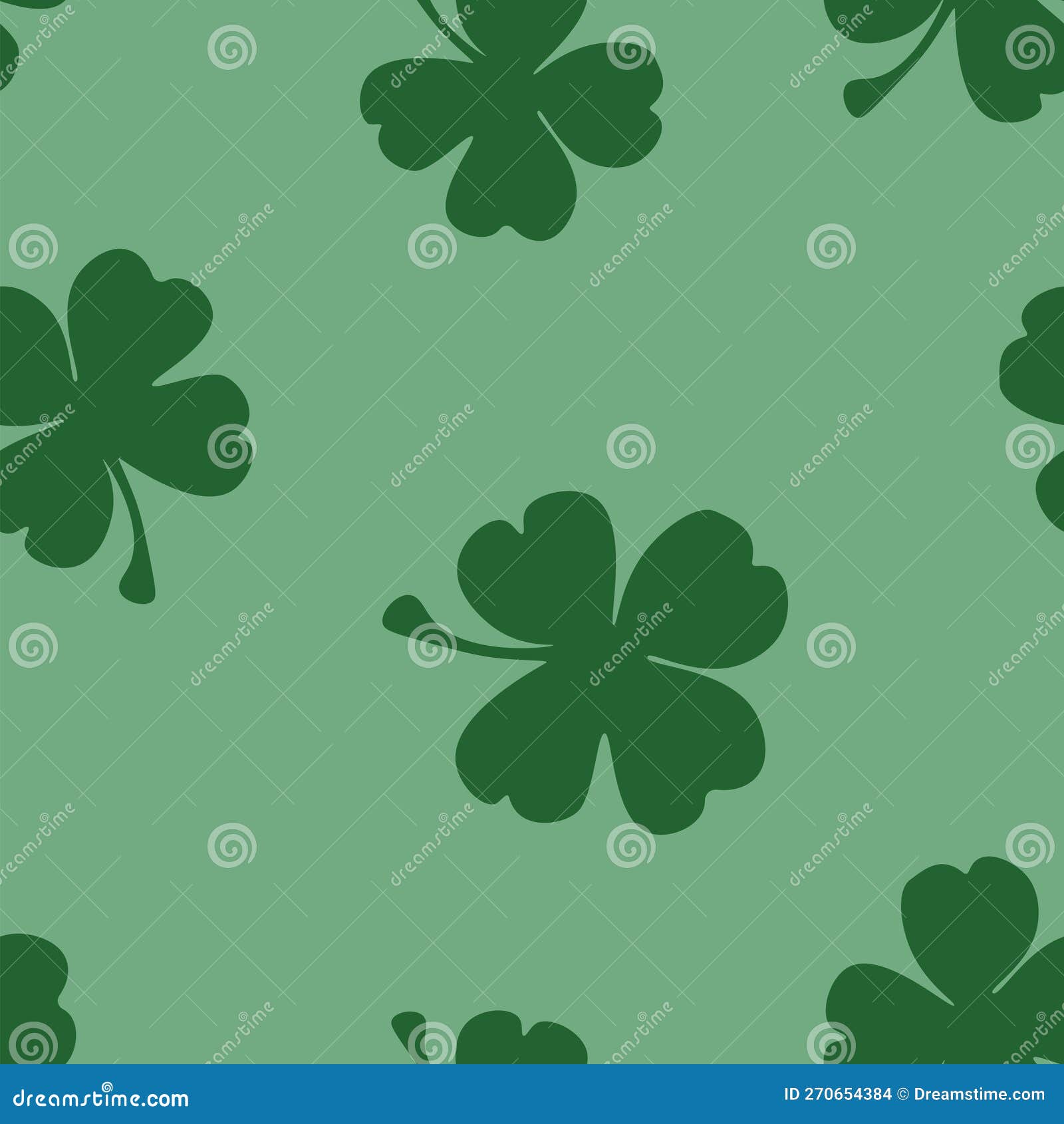 Shamrock Monochrome Pattern Stock Vector - Illustration of graphic ...