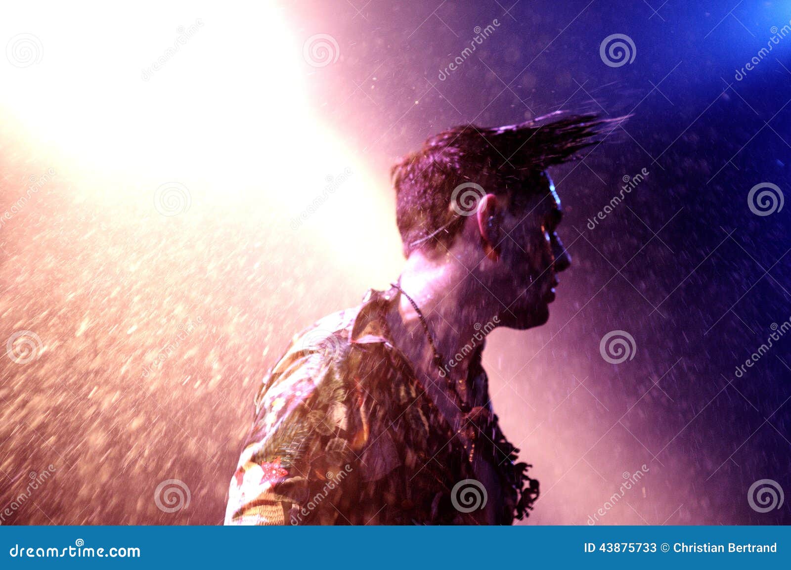 Patrick Wolf (singer from London) Performs at Apolo Editorial Stock ...