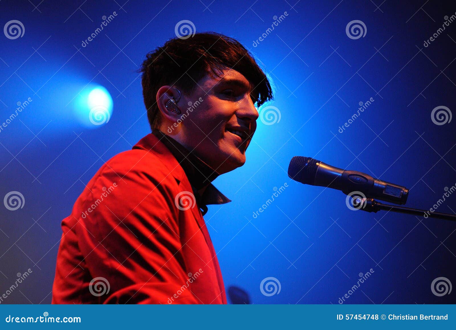 Patrick Wolf (singer from London) Performs at Apolo Editorial Stock ...