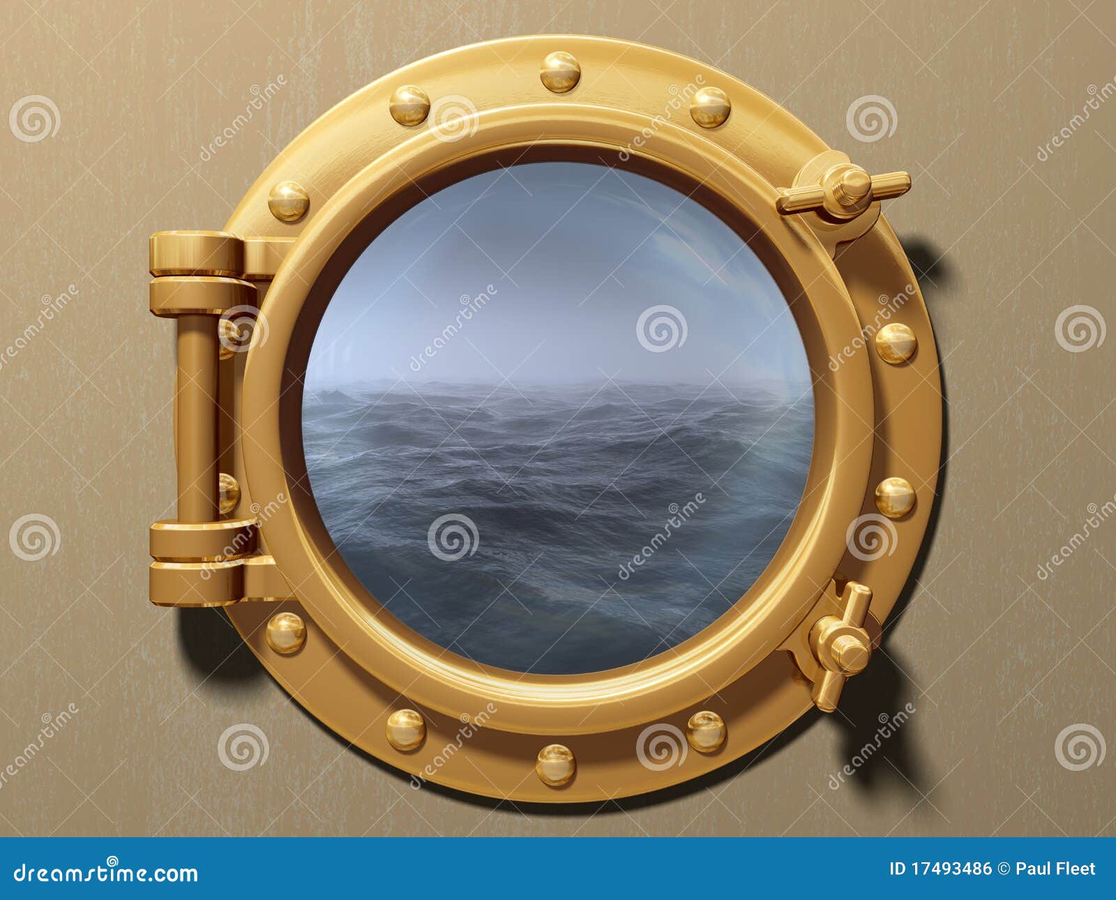 Patrijspoort stock illustratie. Illustration of oceaan - 17493486