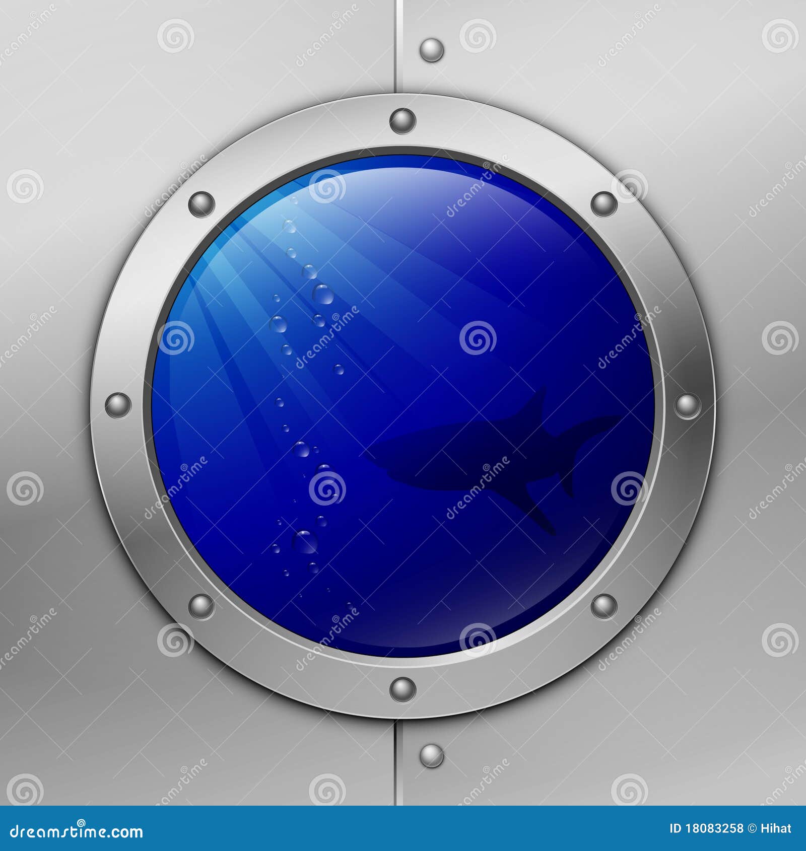 Patrijspoort vector illustratie. Illustration of ruimte - 18083258