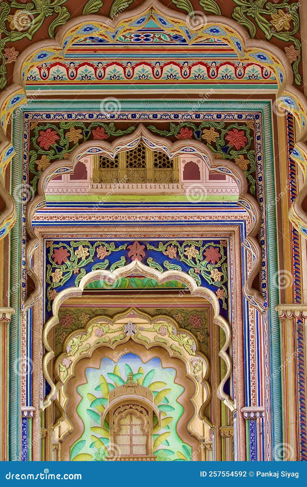 Patrika Gate stock photo. Image of rajasthan, jaipur - 257554592