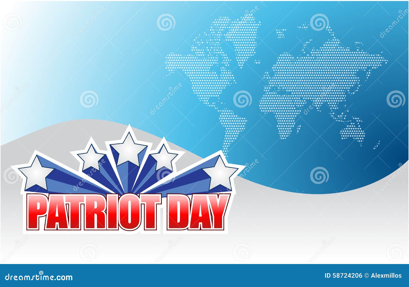 Patriot Day Background Sign Illustration Stock Illustration ...