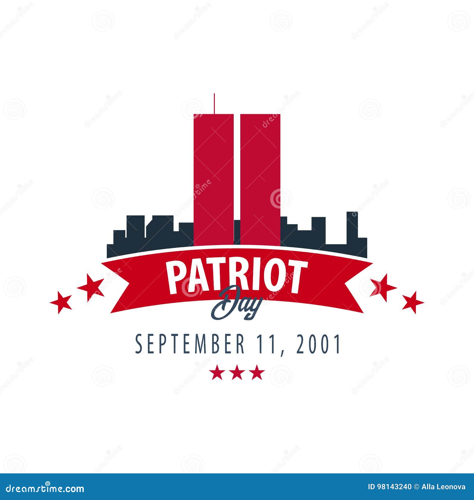 Patriot Day Emblems or Logo. September 11. we Will Never Forget. Stock ...