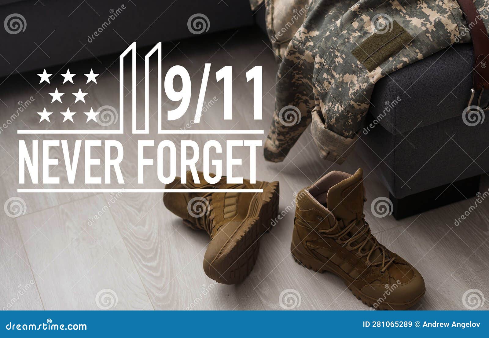 Patriot Day 9 11 Never Forget Social Media Graphics Editorial Stock ...