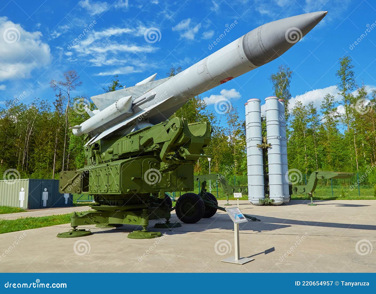 Patriot Park Moscow Region Russia May 22 2021 Missile Of The S 200