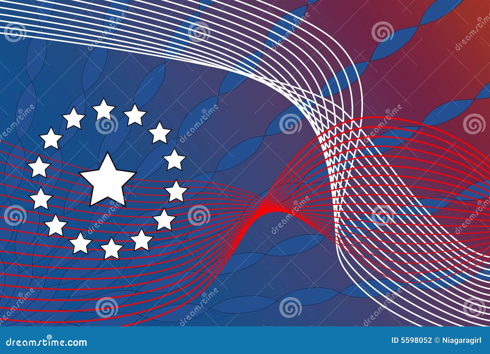 Patriotic Abstract stock vector. Illustration of white - 5598052