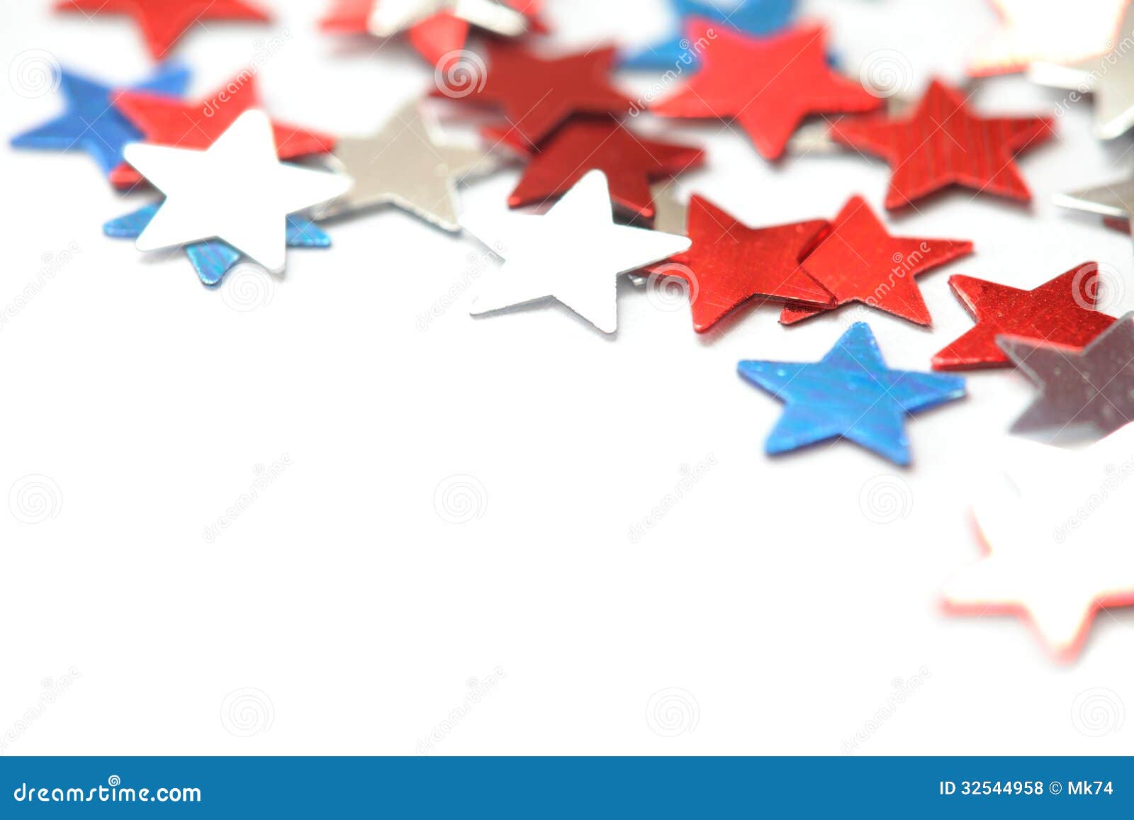 Patriotic background stock photo. Image of confetti, macro - 32544958
