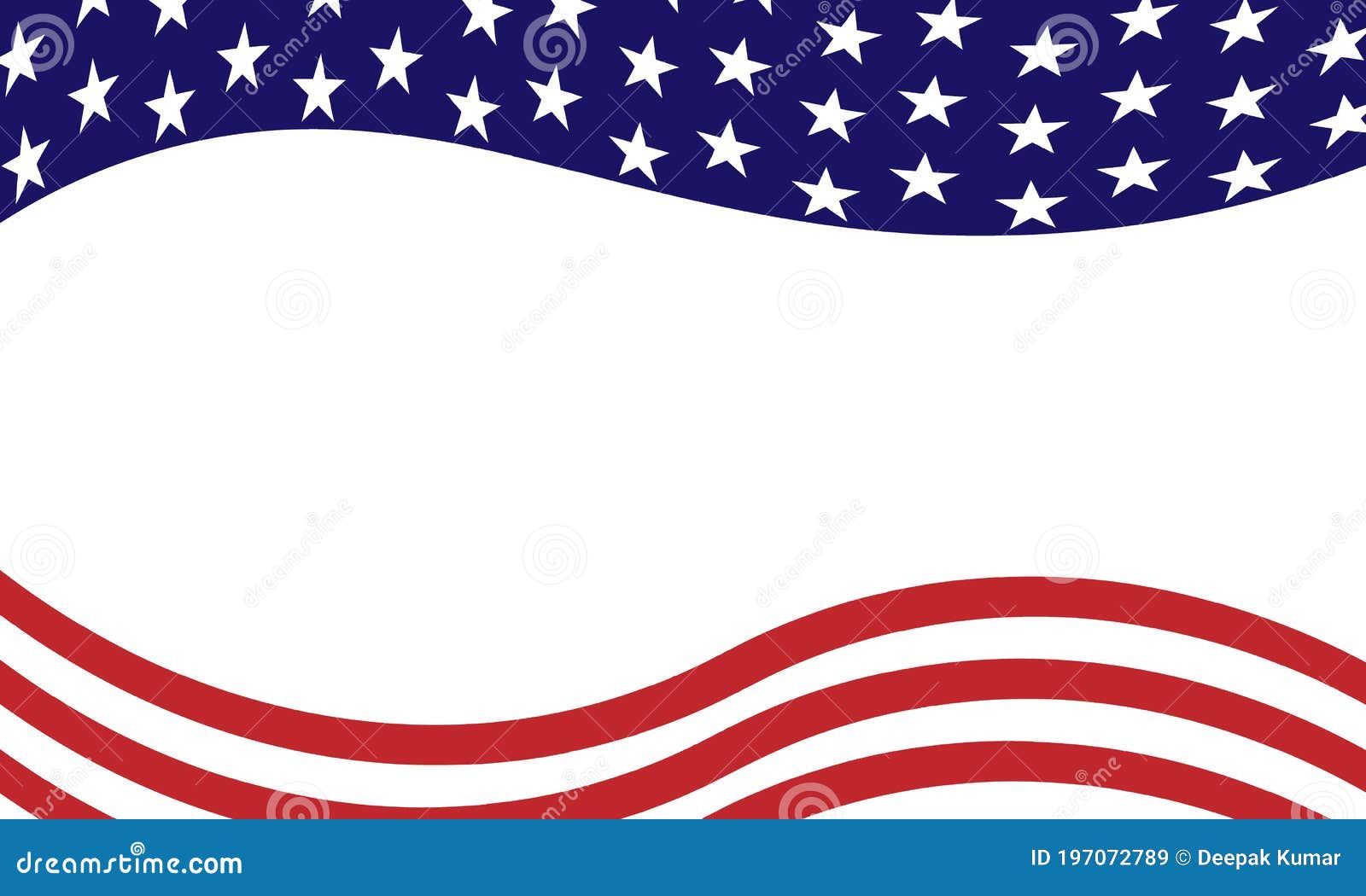 Patriotic Back Ground with Stars Stock Vector - Illustration of white ...